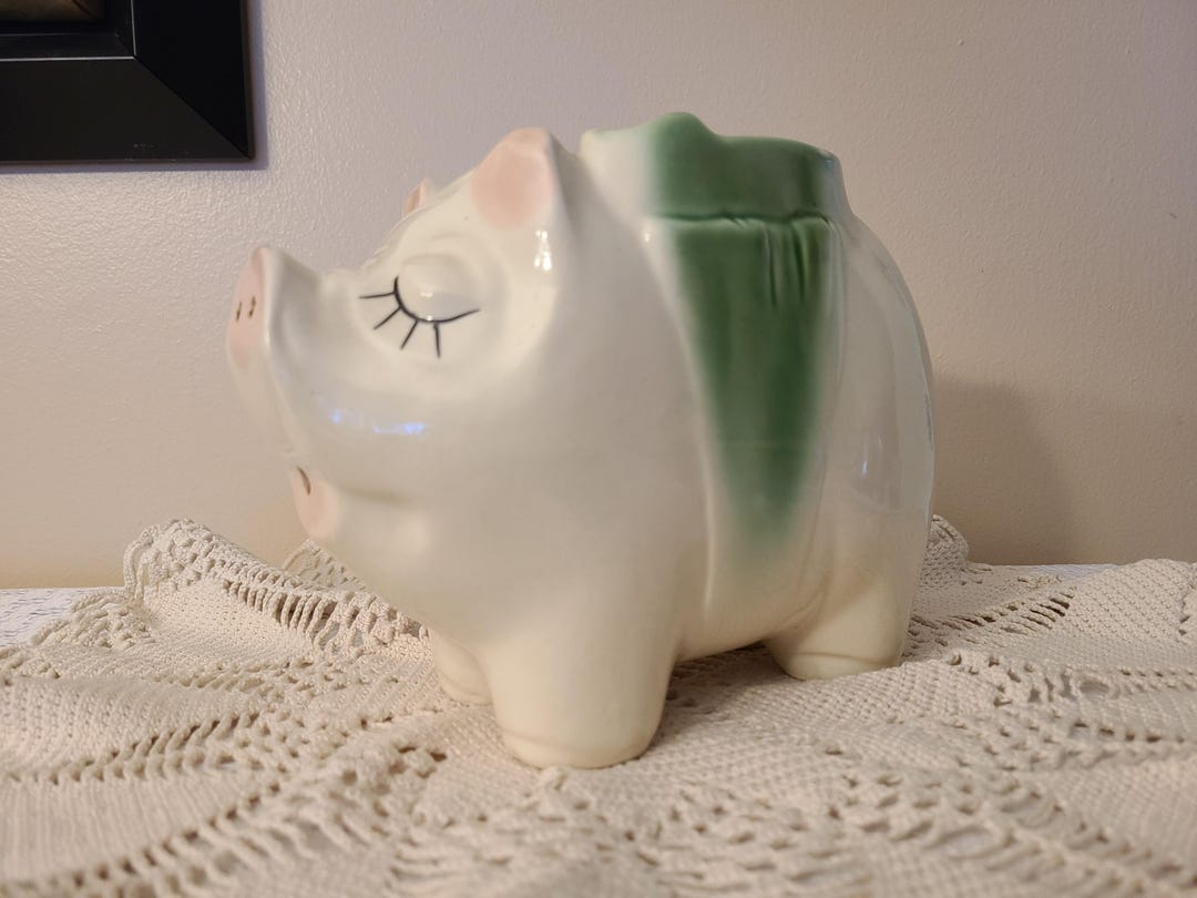 Piggy Bank Vintage Art Pottery From 1950s - Etsy