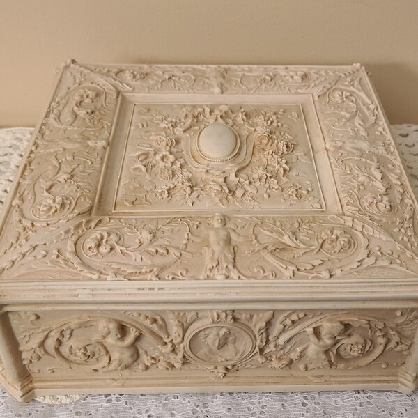 Incolay Jewelry Box - Etsy