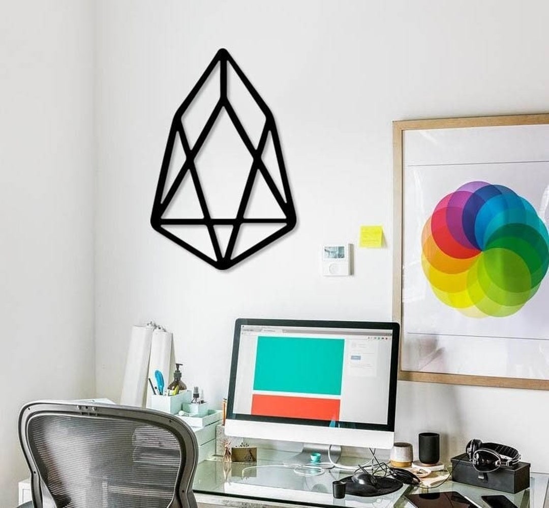 EOS Coin Wall Art Metal Wall Decor Metal Wall Art Coin - Etsy