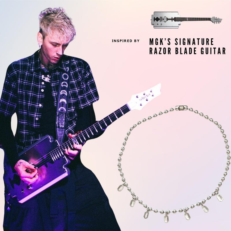 Razor Blade Necklace - Etsy