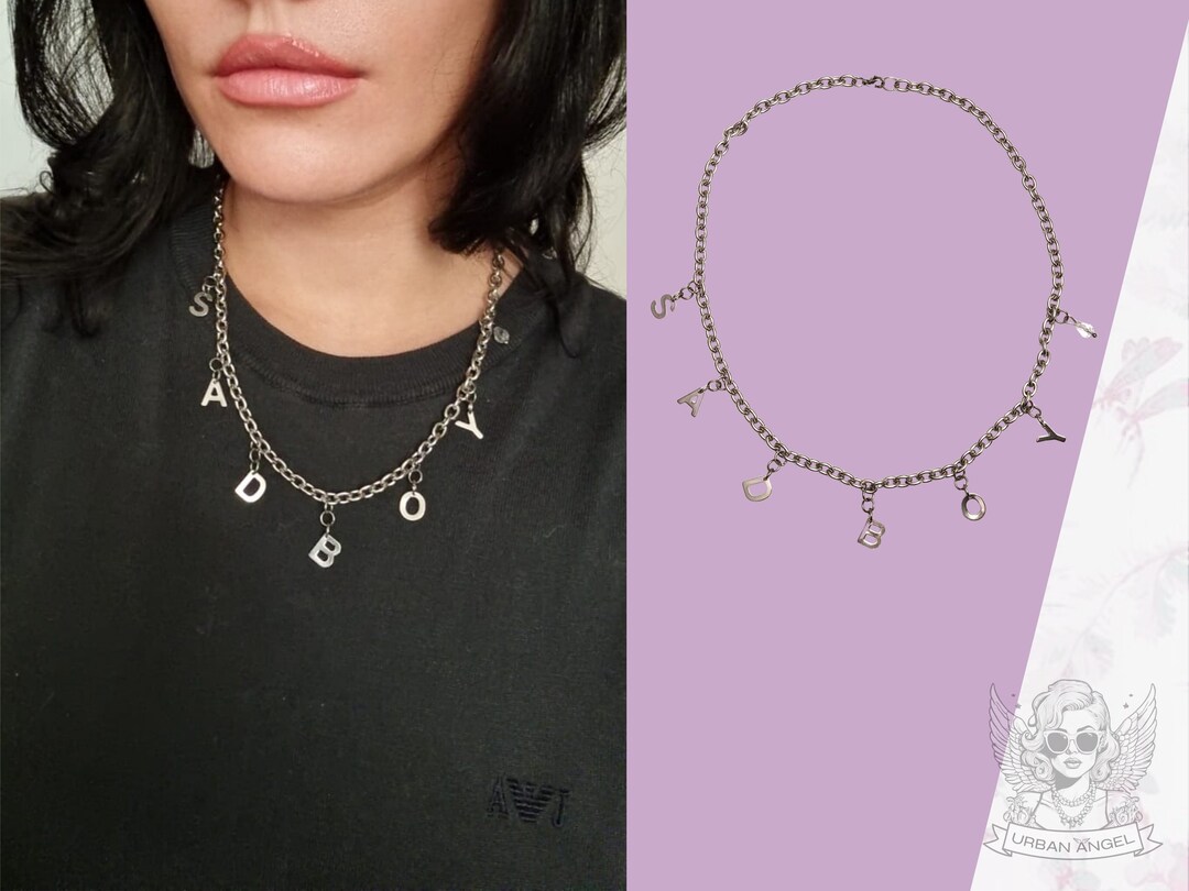 Machine Gun Kelly X Trippie Redd Inspired Handmade Chain Necklace ...