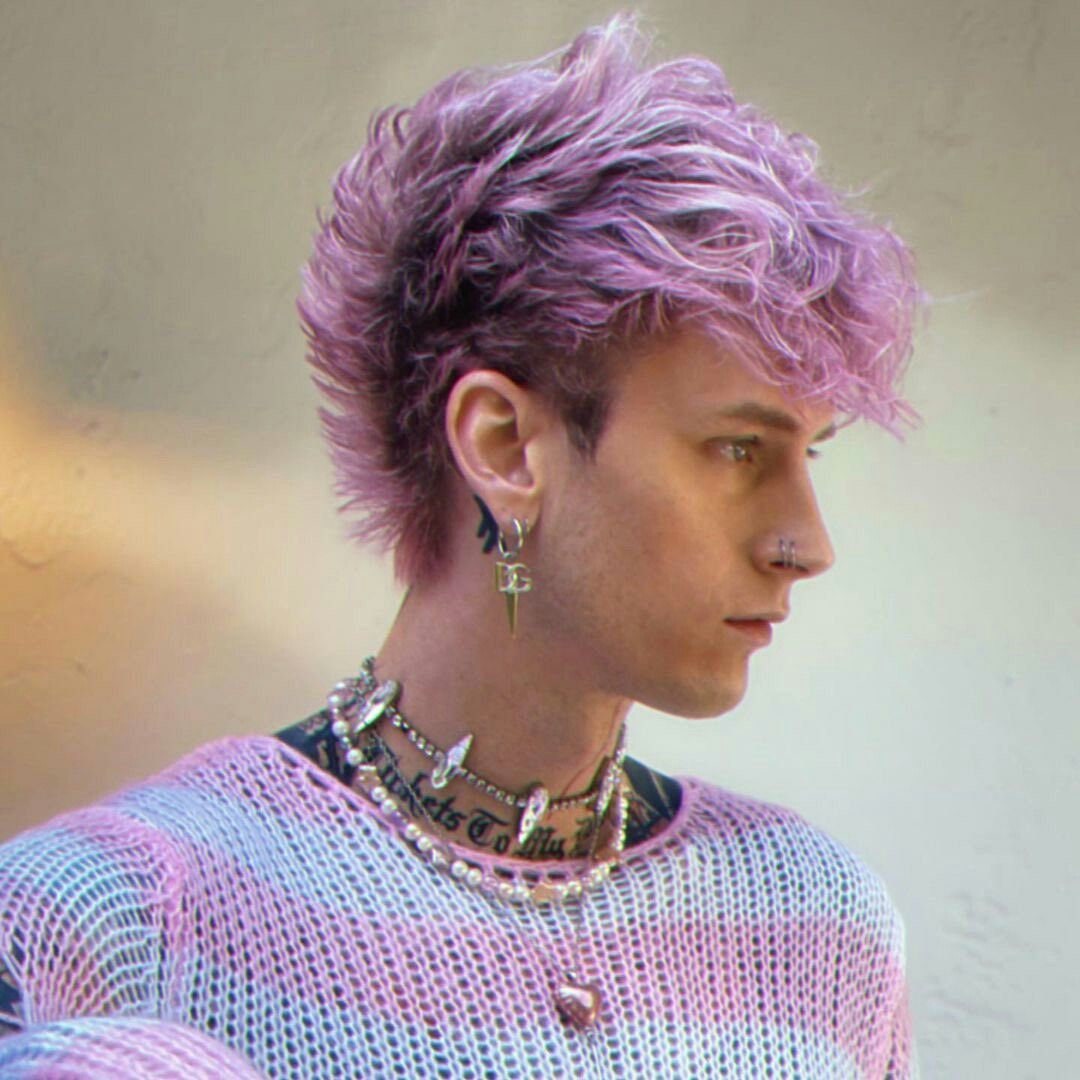 Machine Gun Kelly Inspired Star & Pearl Necklace MGK Pearl - Etsy UK