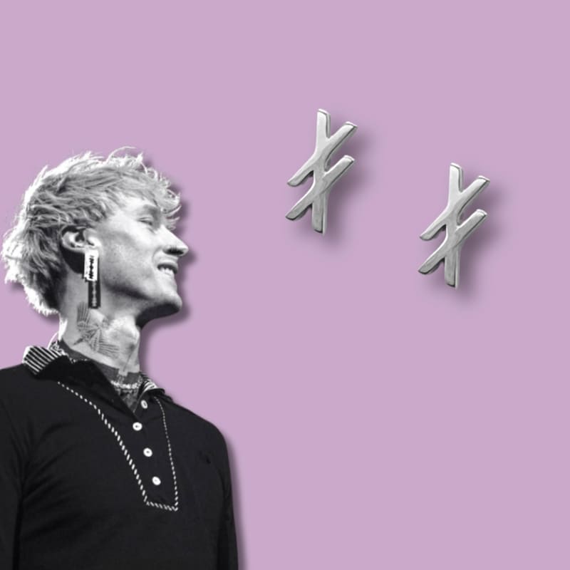 Mgk Xx Earrings - Etsy