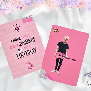Machine Gun Kelly Bloody Valentine Birthday Card, MGK Tickets to My ...