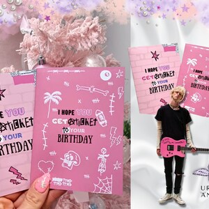 Machine Gun Kelly Bloody Valentine Birthday Card, MGK Tickets to My ...