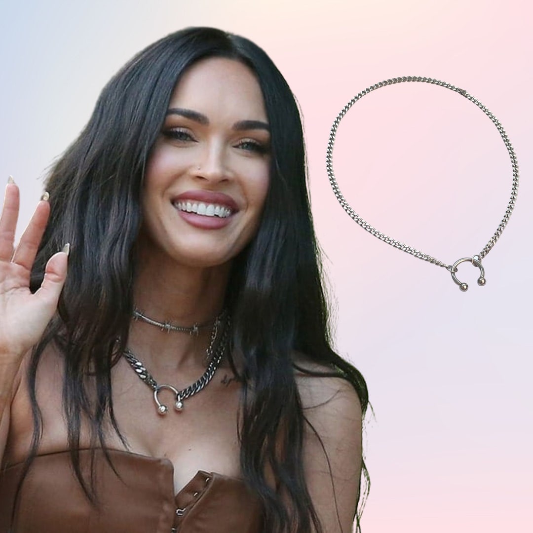 Machine Gun Kelly Inspired Handmade Horseshoe Clasp Chain - Etsy