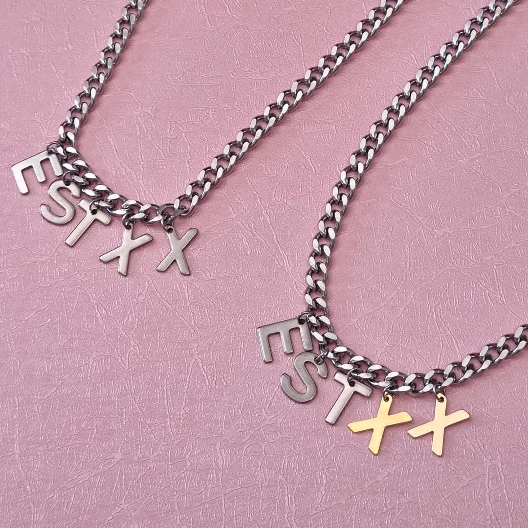 Machine Gun Kelly Inspired ESTXX - Lettered Necklace - MGK Inspired ...