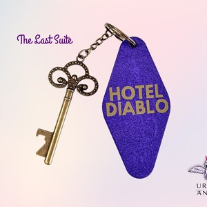 Machine Gun Kelly Comic Book Inspired Handmade 'hotel Diablo' Keychain ...