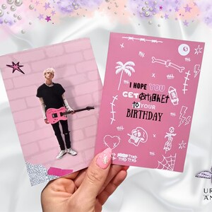 Machine Gun Kelly Bloody Valentine Birthday Card, MGK Tickets to My ...