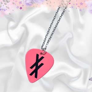Machine Gun Kelly Inspired XX Real Guitar Pick Necklace MGK Inspired ...