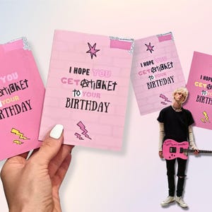 Machine Gun Kelly Bloody Valentine Birthday Card, MGK Tickets to My ...