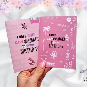 Machine Gun Kelly Bloody Valentine Birthday Card, MGK Tickets to My ...