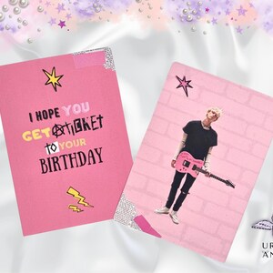 Machine Gun Kelly Bloody Valentine Birthday Card, MGK Tickets to My ...