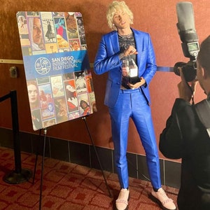 Machine Gun Kelly Inspired Handmade Pearl Necklace With Spikes - Pearl ...