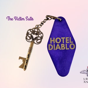 Machine Gun Kelly Comic Book Inspired Handmade 'hotel Diablo' Keychain ...