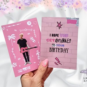 Machine Gun Kelly Bloody Valentine Birthday Card, MGK Tickets to My ...
