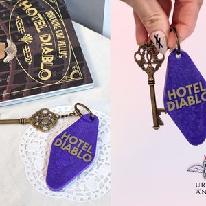 Machine Gun Kelly Comic Book Inspired Handmade 'hotel Diablo' Keychain ...