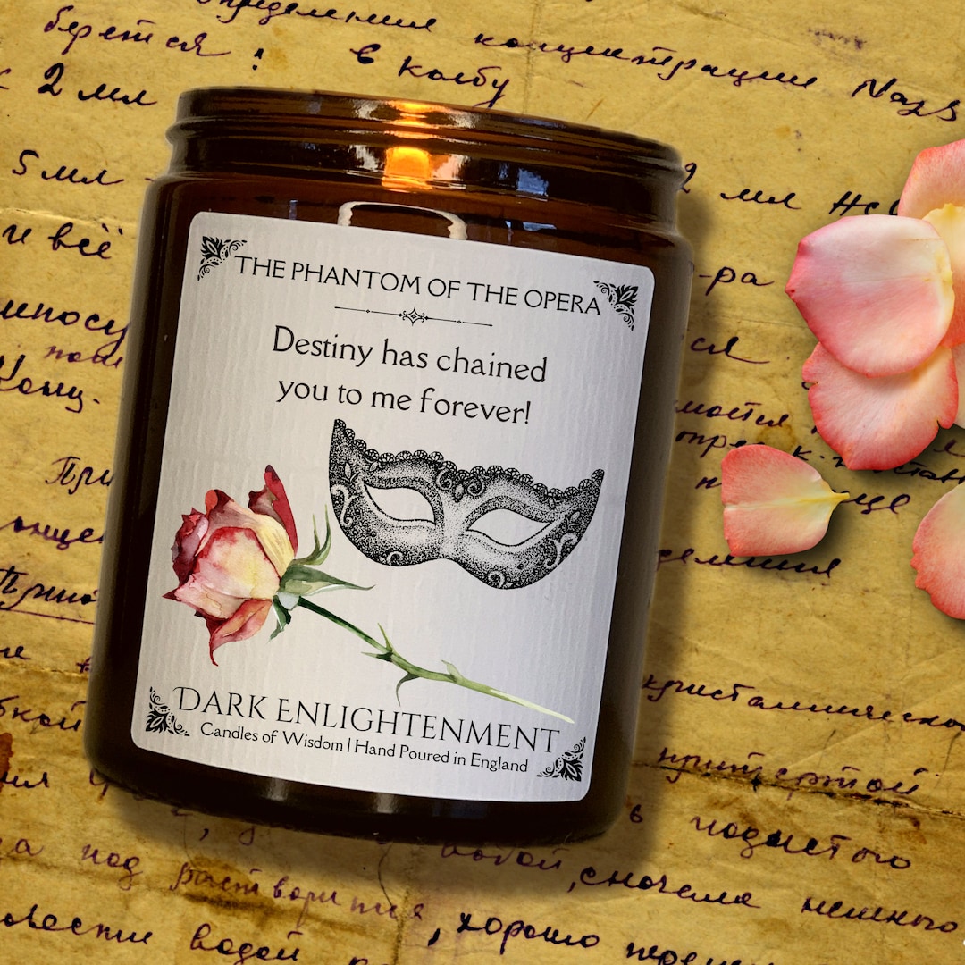 Phantom of the Opera Candle Candles With Quotes Romantic Gift ...