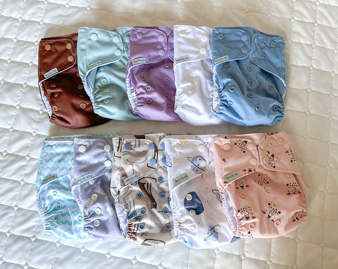 Cloth Diaper Pocket Style – Stay Dry Effect – Natural Bamboo Inserts ...