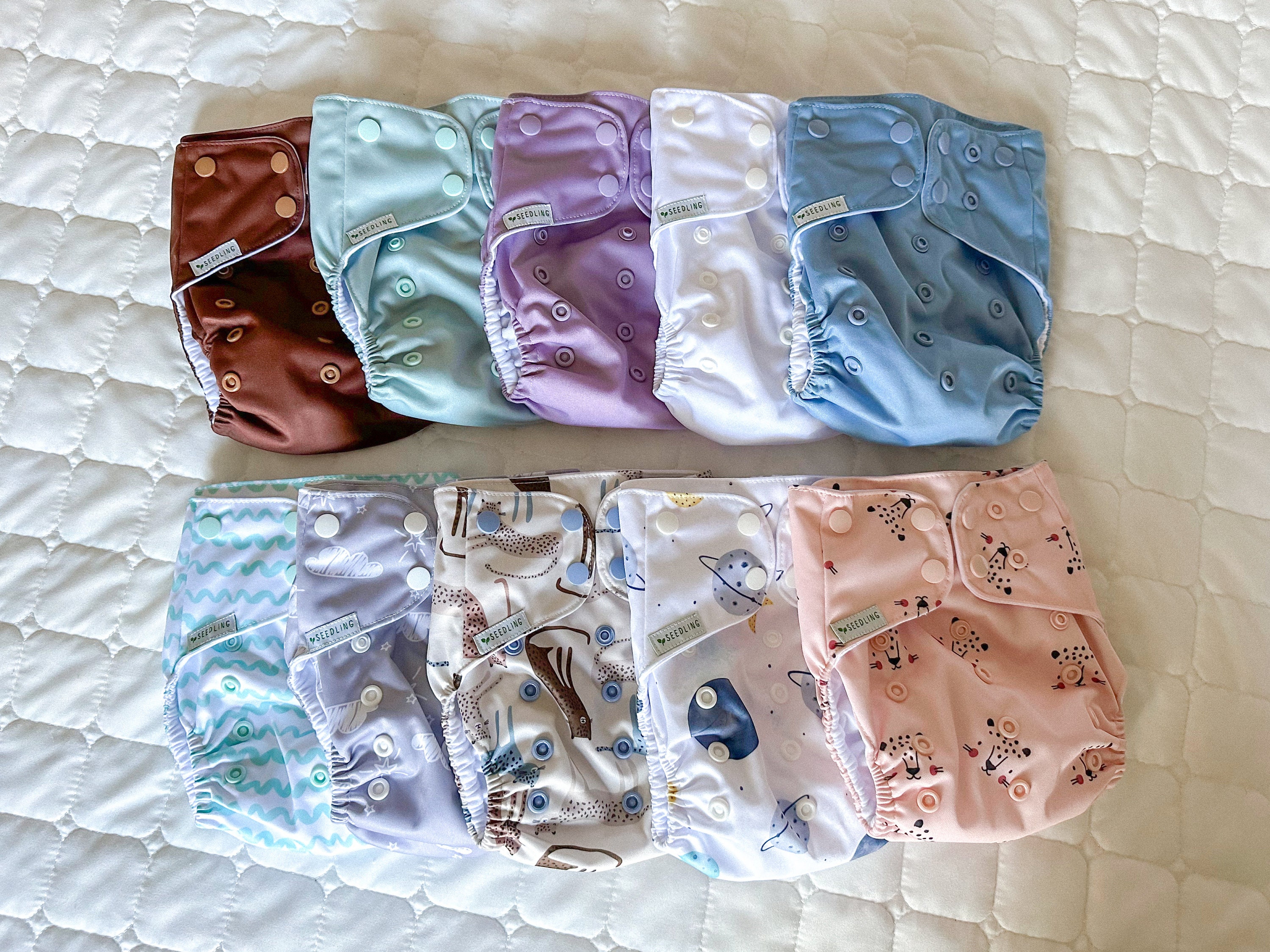 Cloth Diaper Pocket Style – Stay Dry Effect – Natural Bamboo Inserts ...