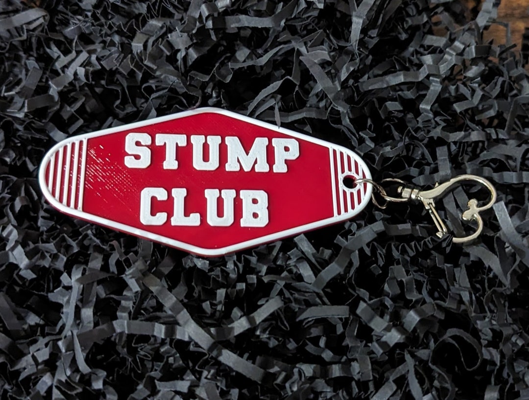 Patrick Stump Inspired Stump Club Hotel Keychain 3D Print - Etsy