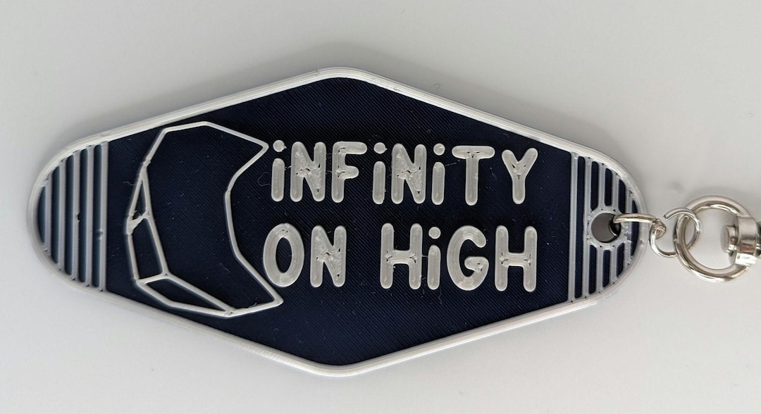FOB Infinity on High Inspired Hotel Keychain 3D Print - Etsy