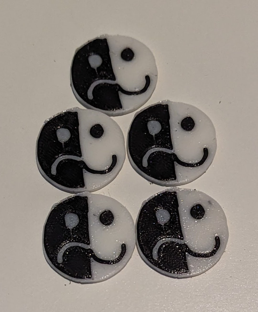 FOB 3D Print Smile Frown Logos (set of 5) - Etsy