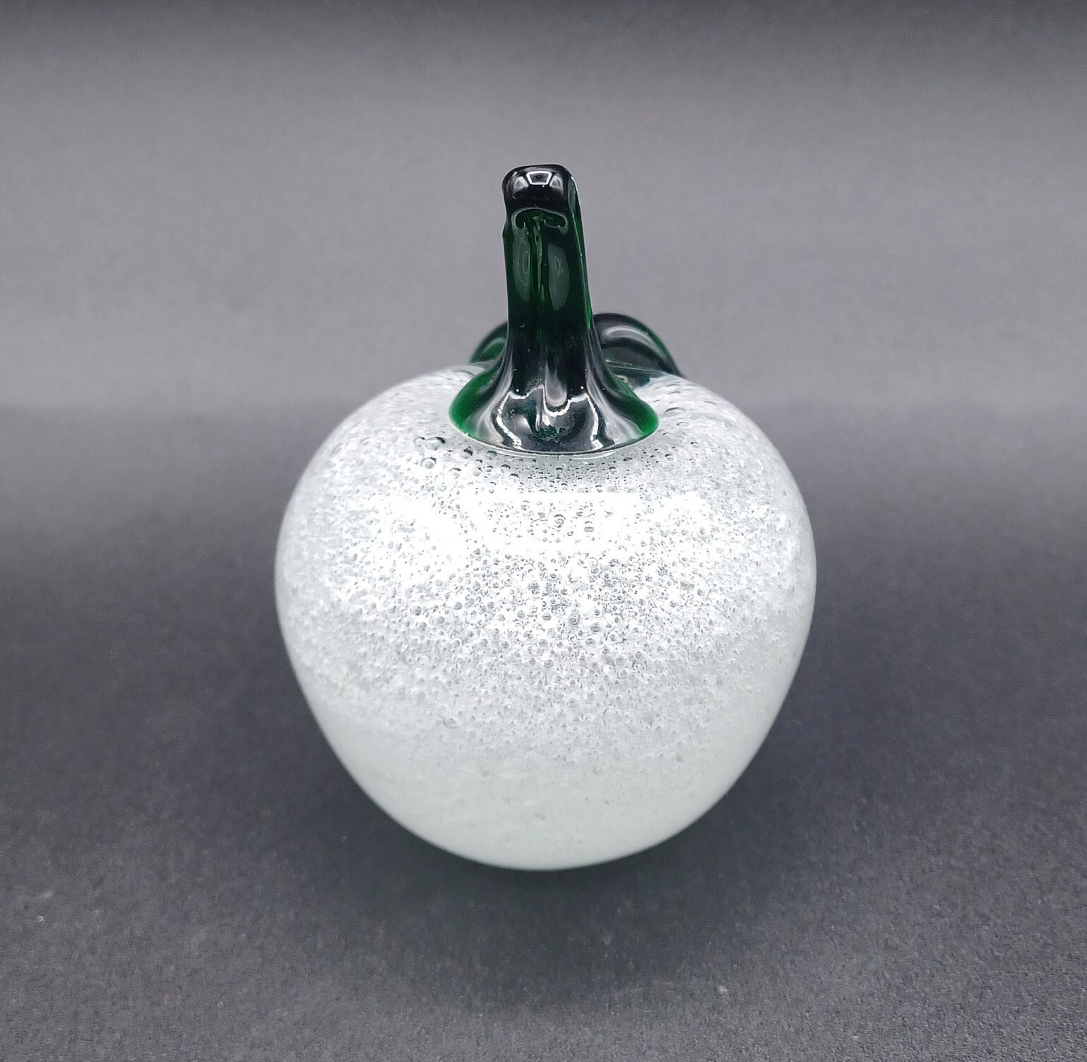 Hand Blown Apple Art Glass Paperweight - Etsy