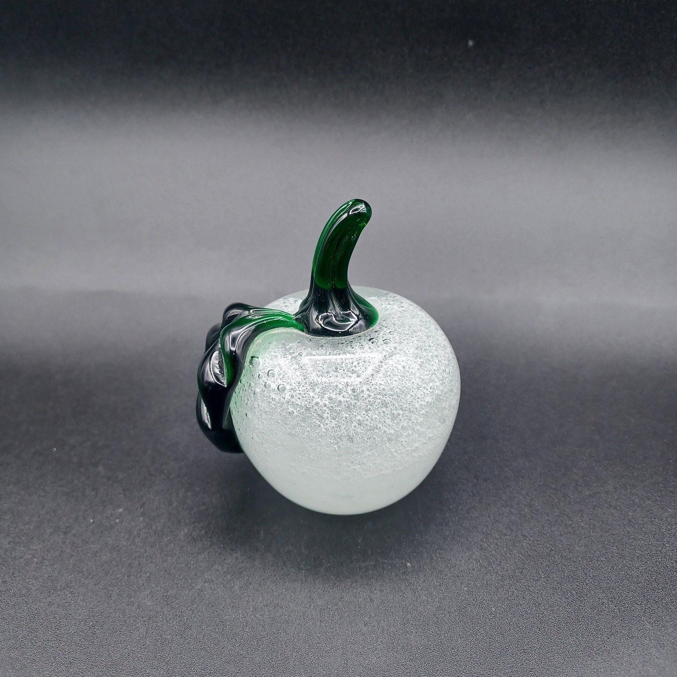Hand Blown Apple Art Glass Paperweight - Etsy