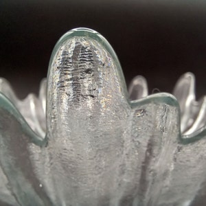 Pukeberg Swedish "alaska" Ice Textured Console Bowl - Etsy