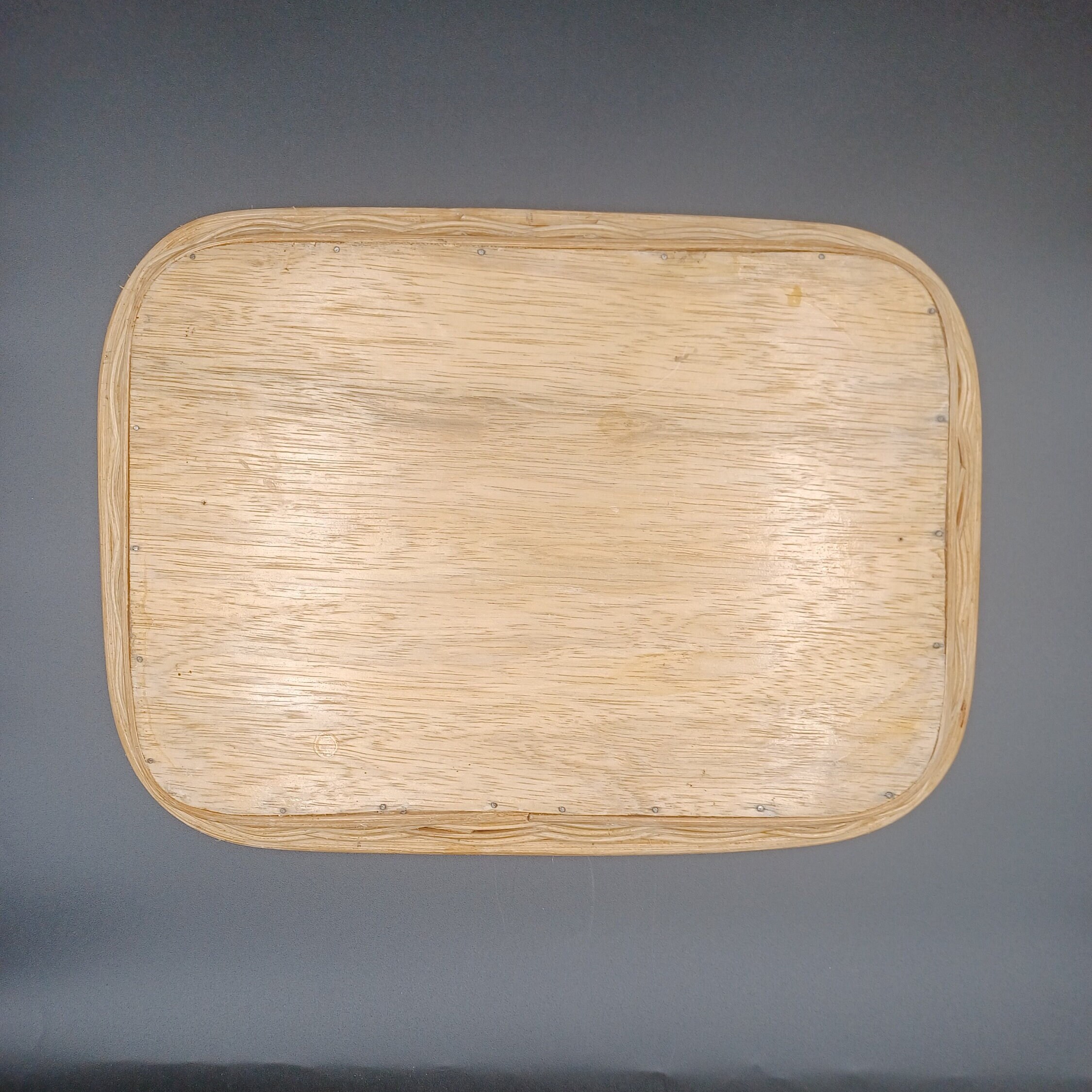 Woven Rattan and Capiz Shell Serving Tray - Etsy