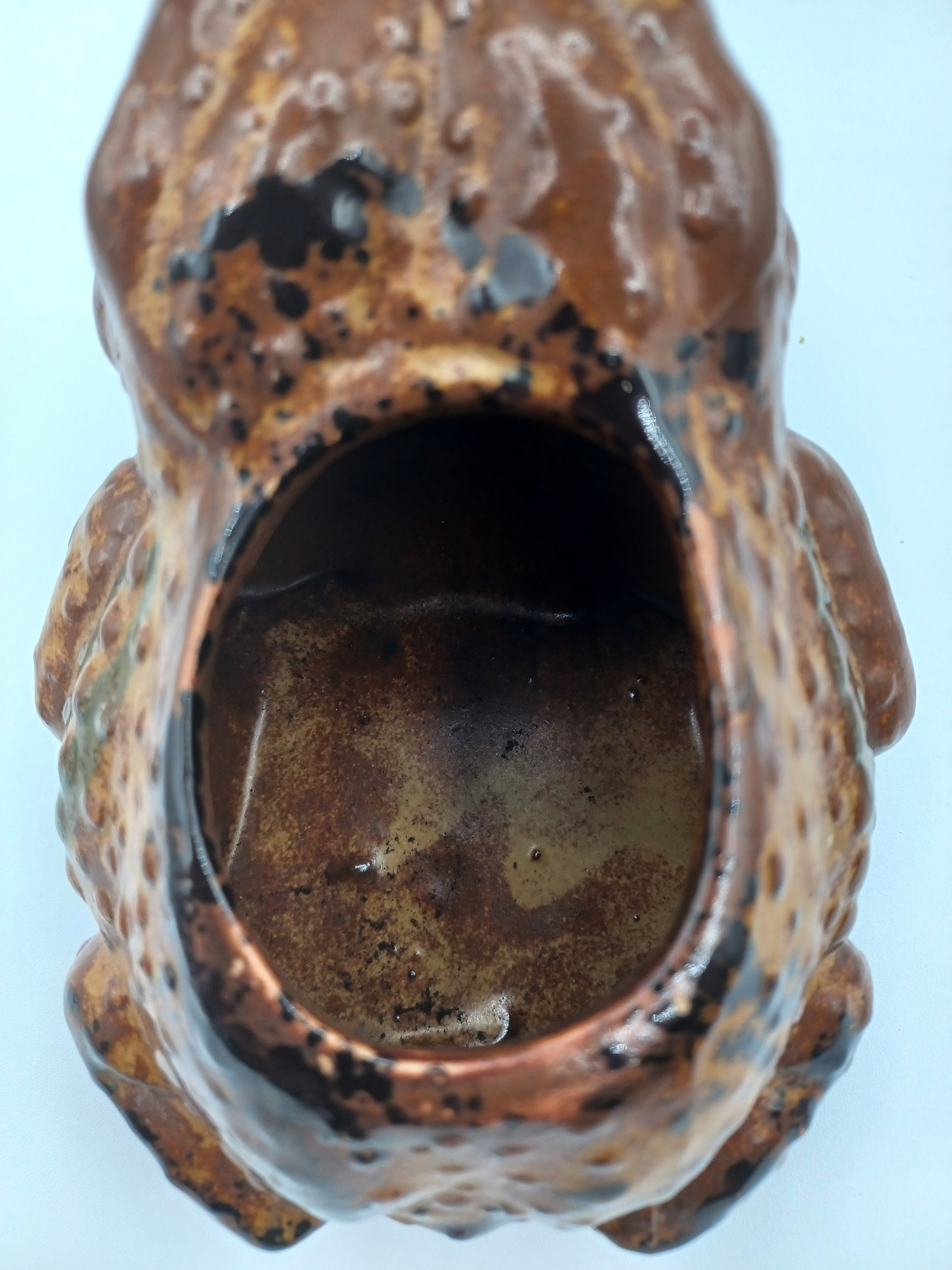 Vintage Ceramic Stoneware Toad Planter - Etsy