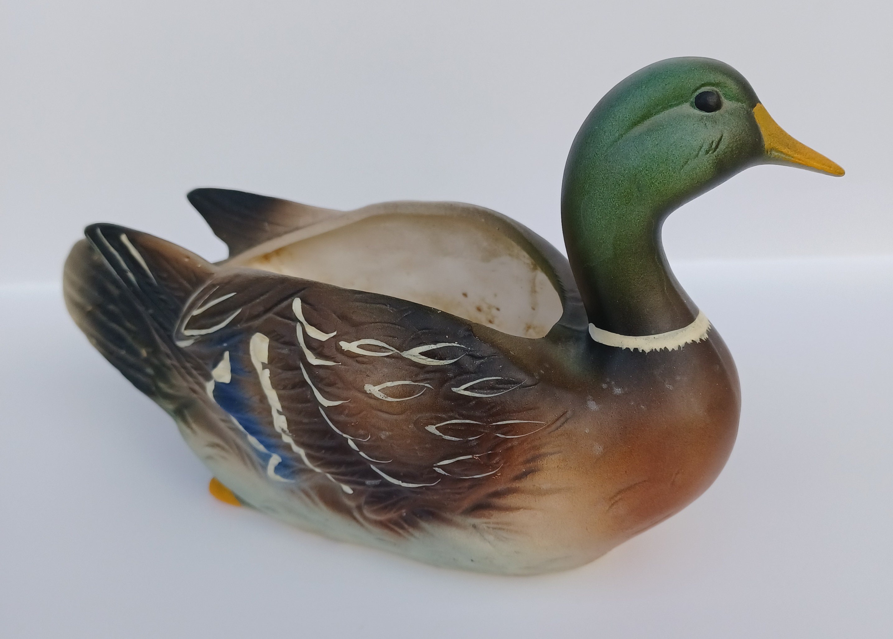Mallard Duck Wooden Planters