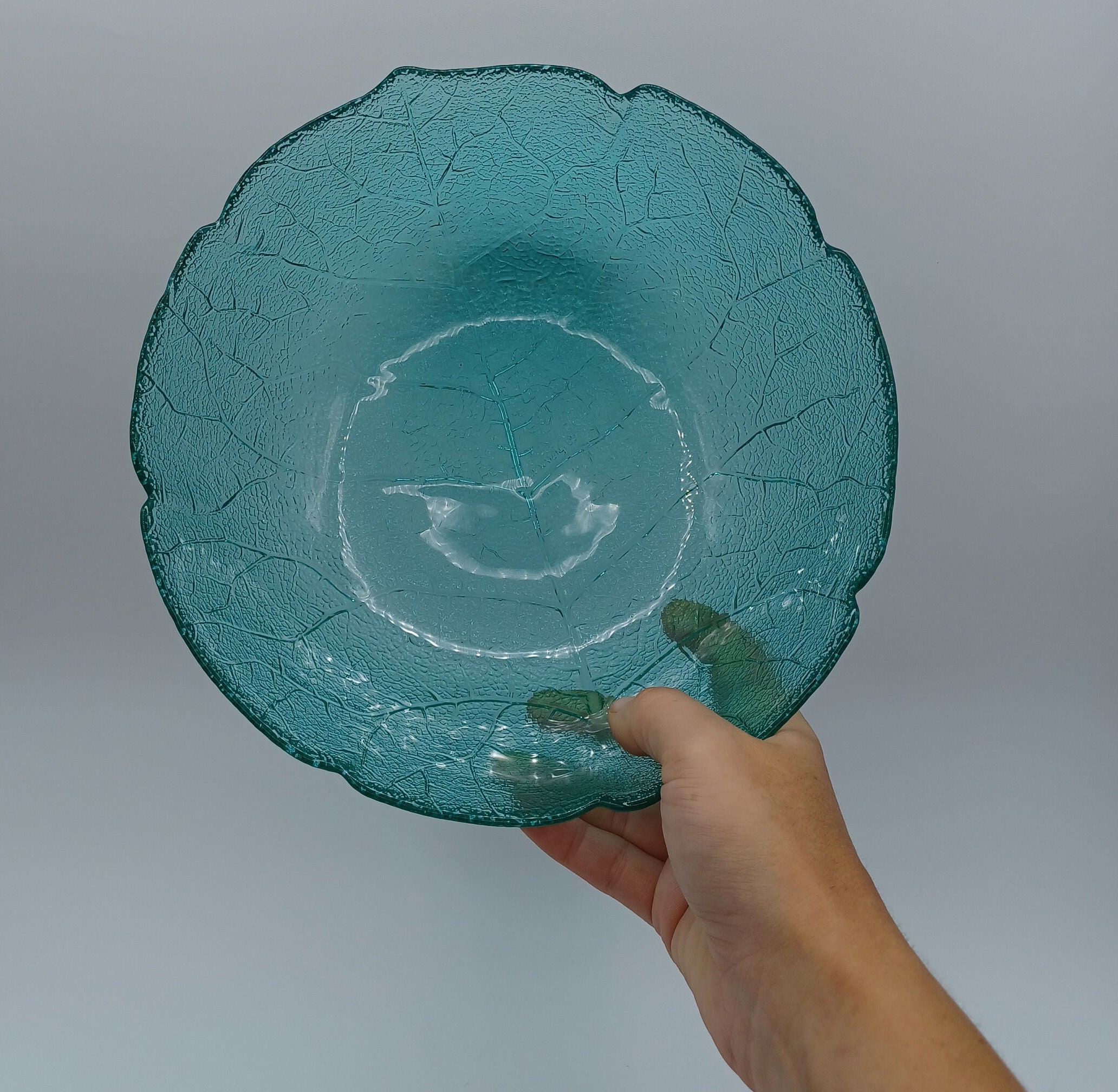 Arcoroc France Turquoise Aspen Leaf Dinnerware - Etsy