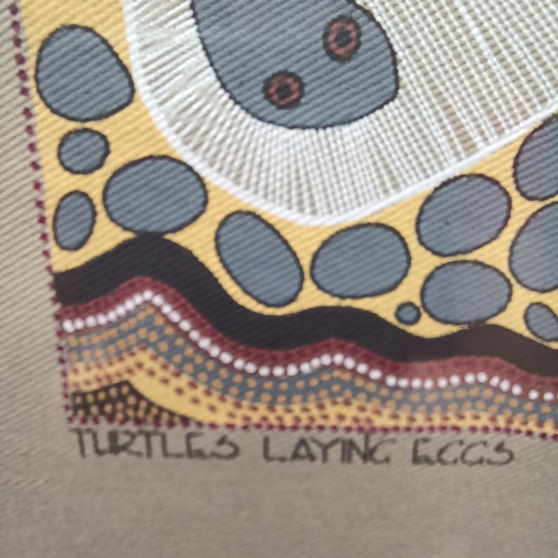 Max Conlon Original Aboriginal Art turtles Laying Eggs - Etsy