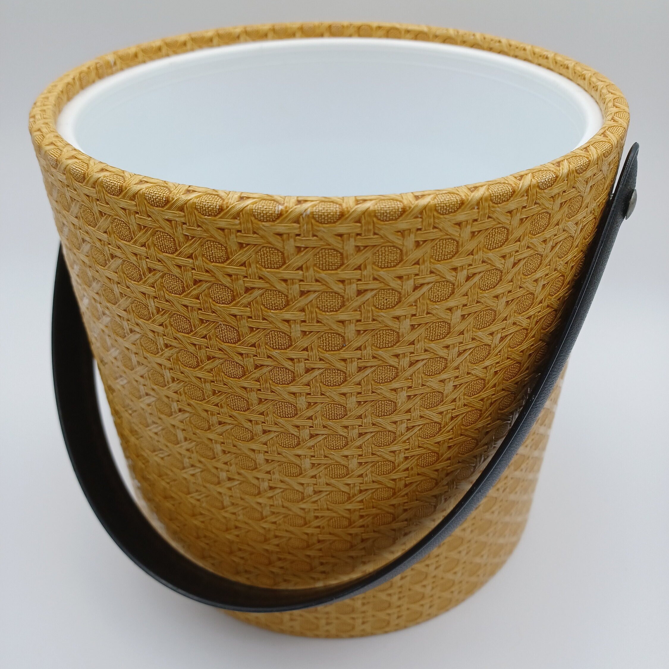 MCM Irvinware Cane Textured Ice Bucket - Etsy
