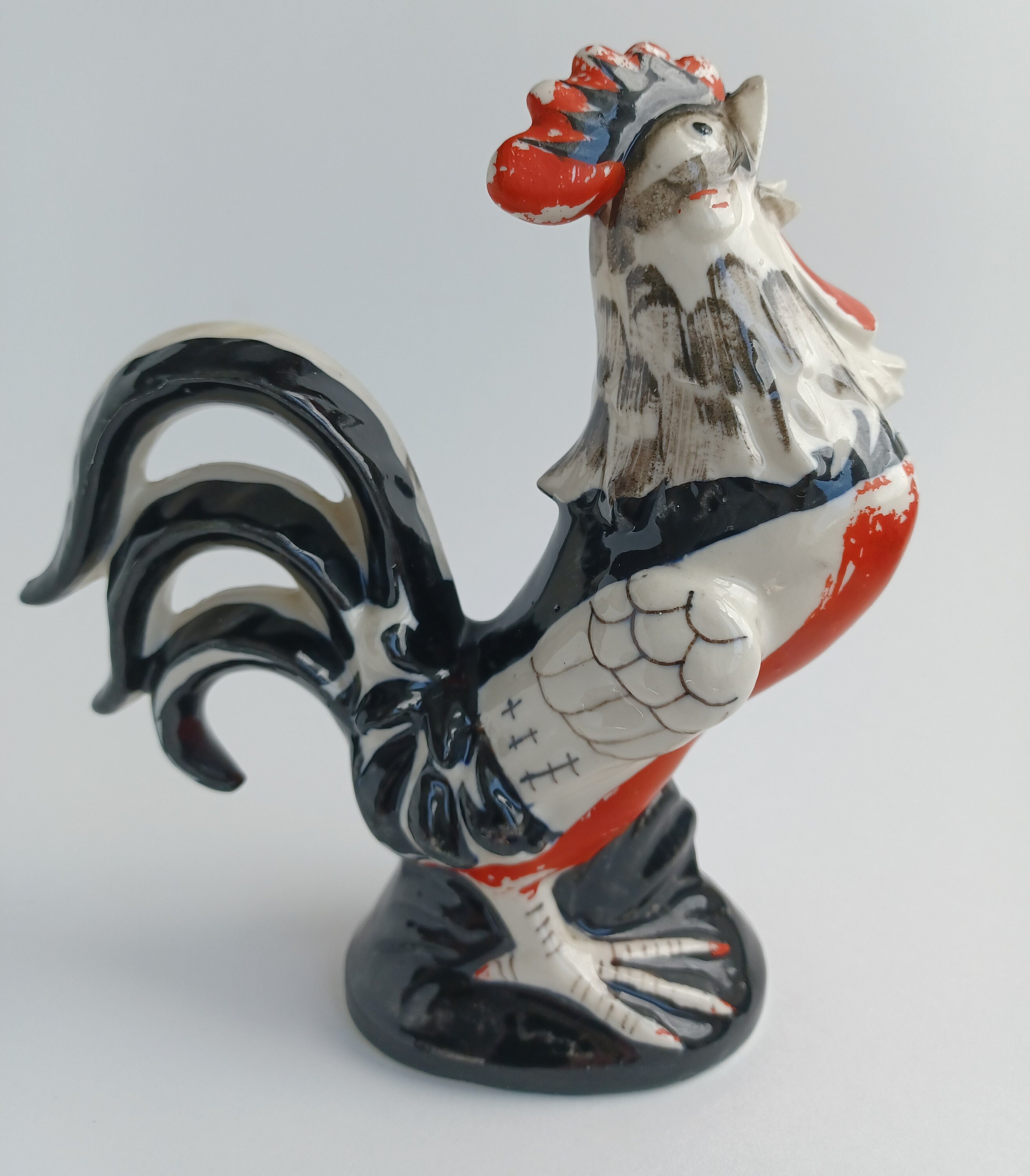 Ceramic Rooster Figurines, Vintage Rooster Decor - Etsy