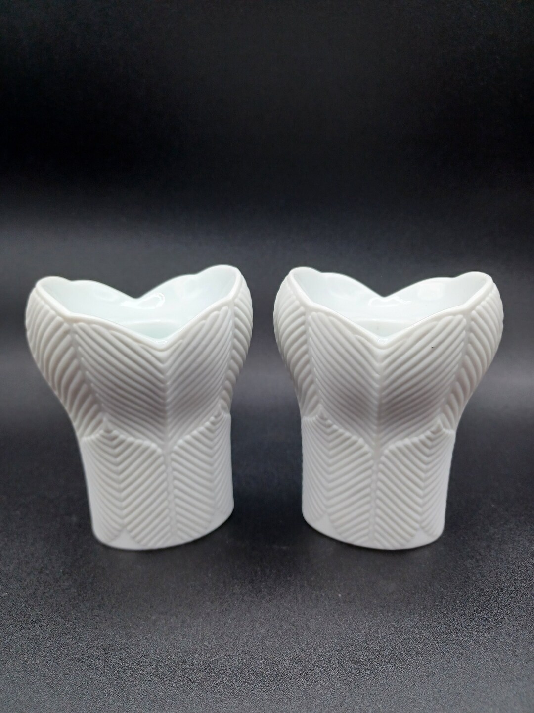 German Kaiser White Bisque Porcelain Candleholder Set - Etsy