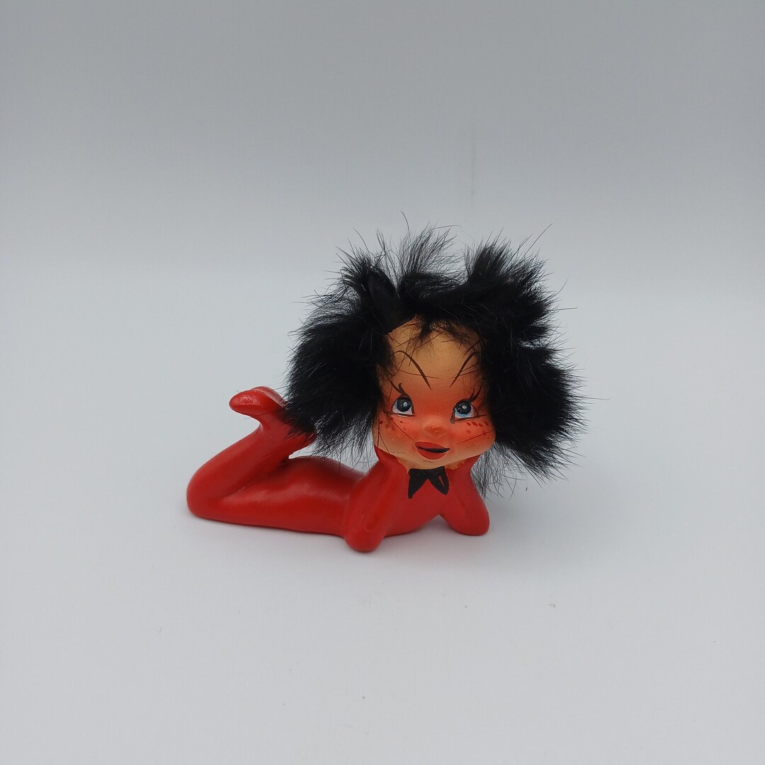 1950's Norleans Red Imp/devil/pixie Figurine - Etsy