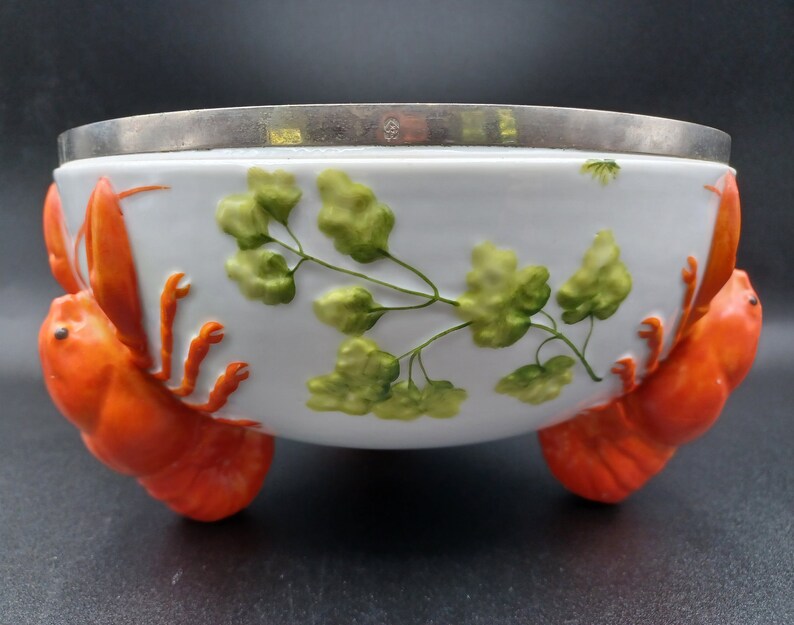Antique Musterschutz Lobster Seafood Bowl Circa 1920 - Etsy