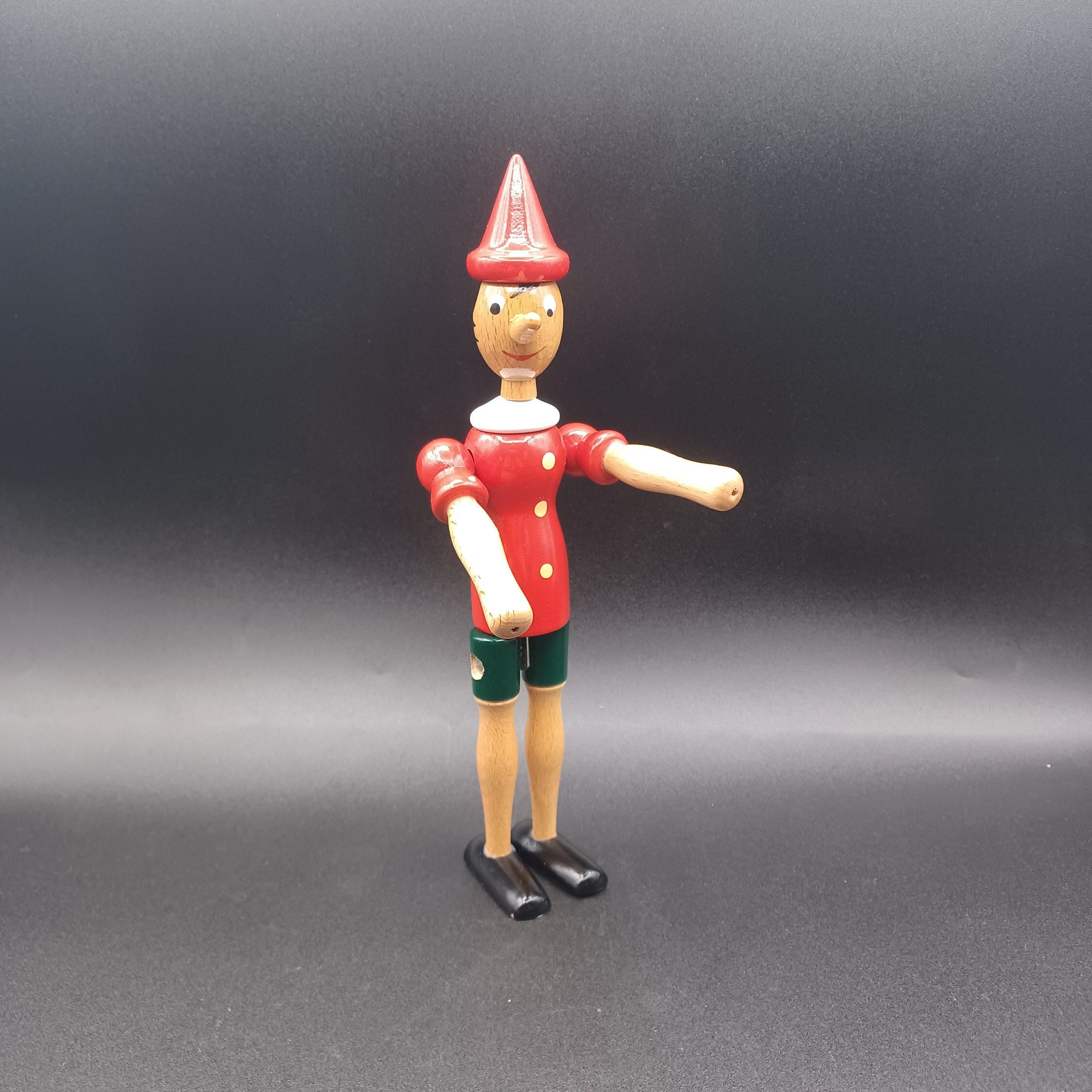 Italian Articulated Wooden Pinocchio Toy - Etsy