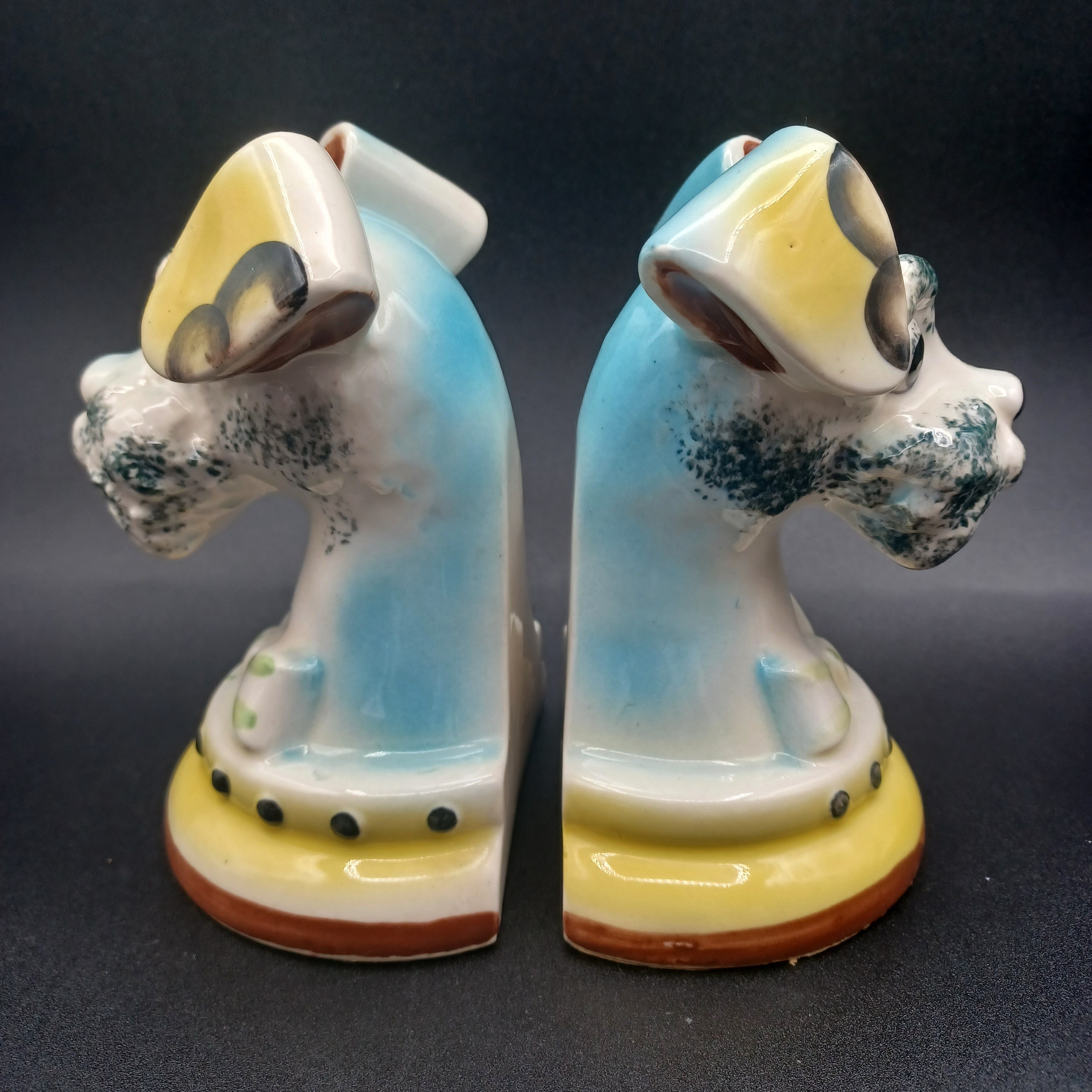 Disney's Lady and the Tramp Ceramic Bookends by Lefton - Etsy