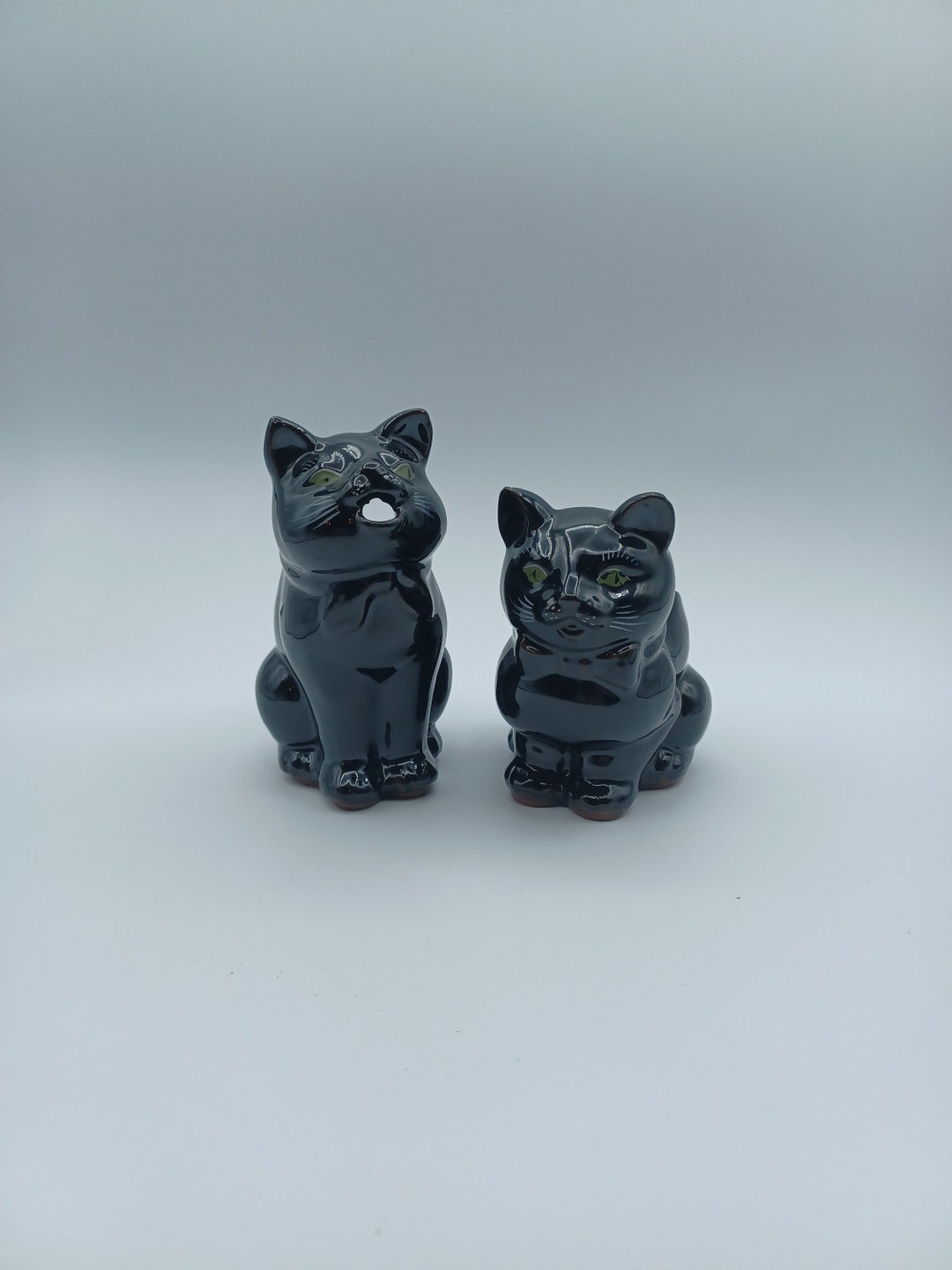 1950s Shafford Redware Black Cat Sugar Pot and Creamer Set - Etsy