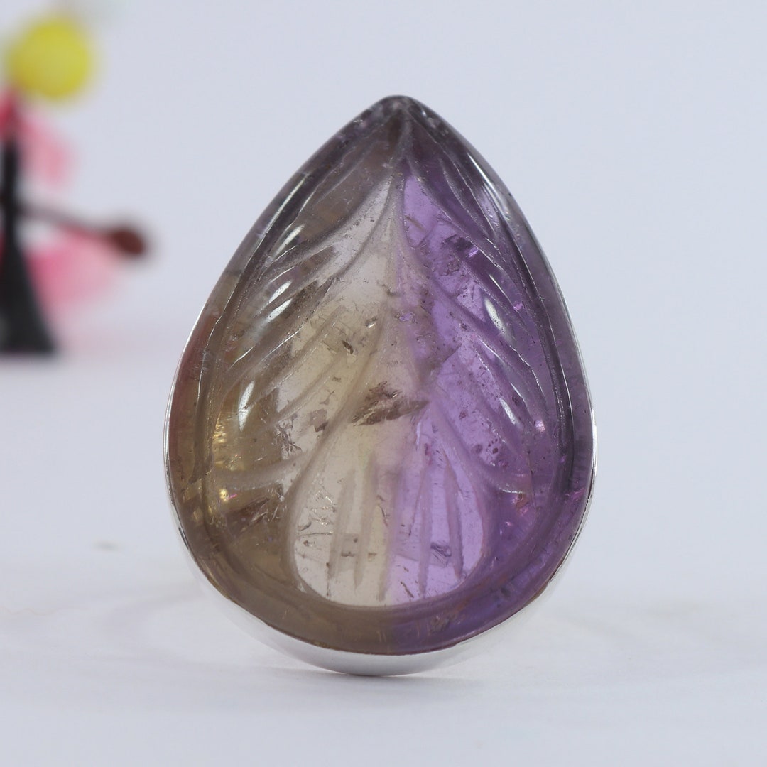 Beautiful Natural Ametrine Ring Bio Color Ametrine Ring 925 - Etsy