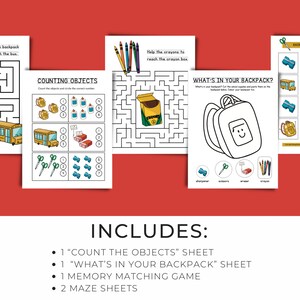 PRINTABLE Back to School Activity | INSTANT DOWNLOAD | Popular Games ...
