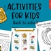 PRINTABLE Back to School Activity | INSTANT DOWNLOAD | Popular Games ...