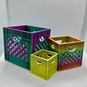3D Printed Mini Crate/ Mini Brands/ Storage/ Organizer/ Desk Storage ...
