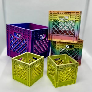 3D Printed Mini Crate/ Mini Brands/ Storage/ Organizer/ Desk Storage ...