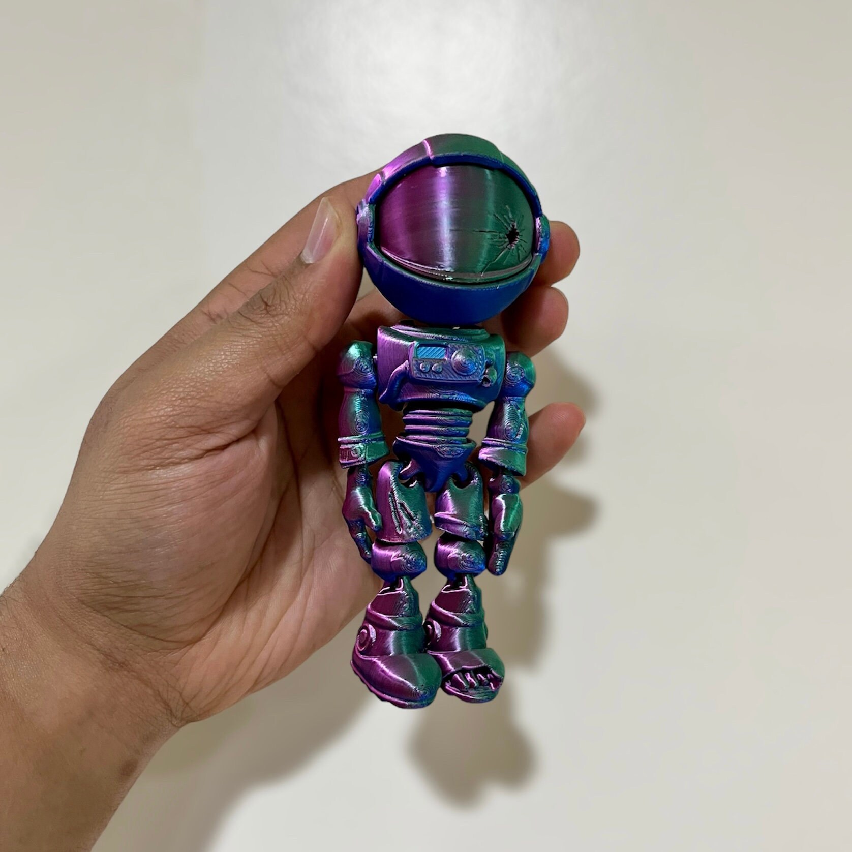 Flexi 3D Printed Astronaut Skeleton | Rainbow Colors | Fun Fidget Toy ...