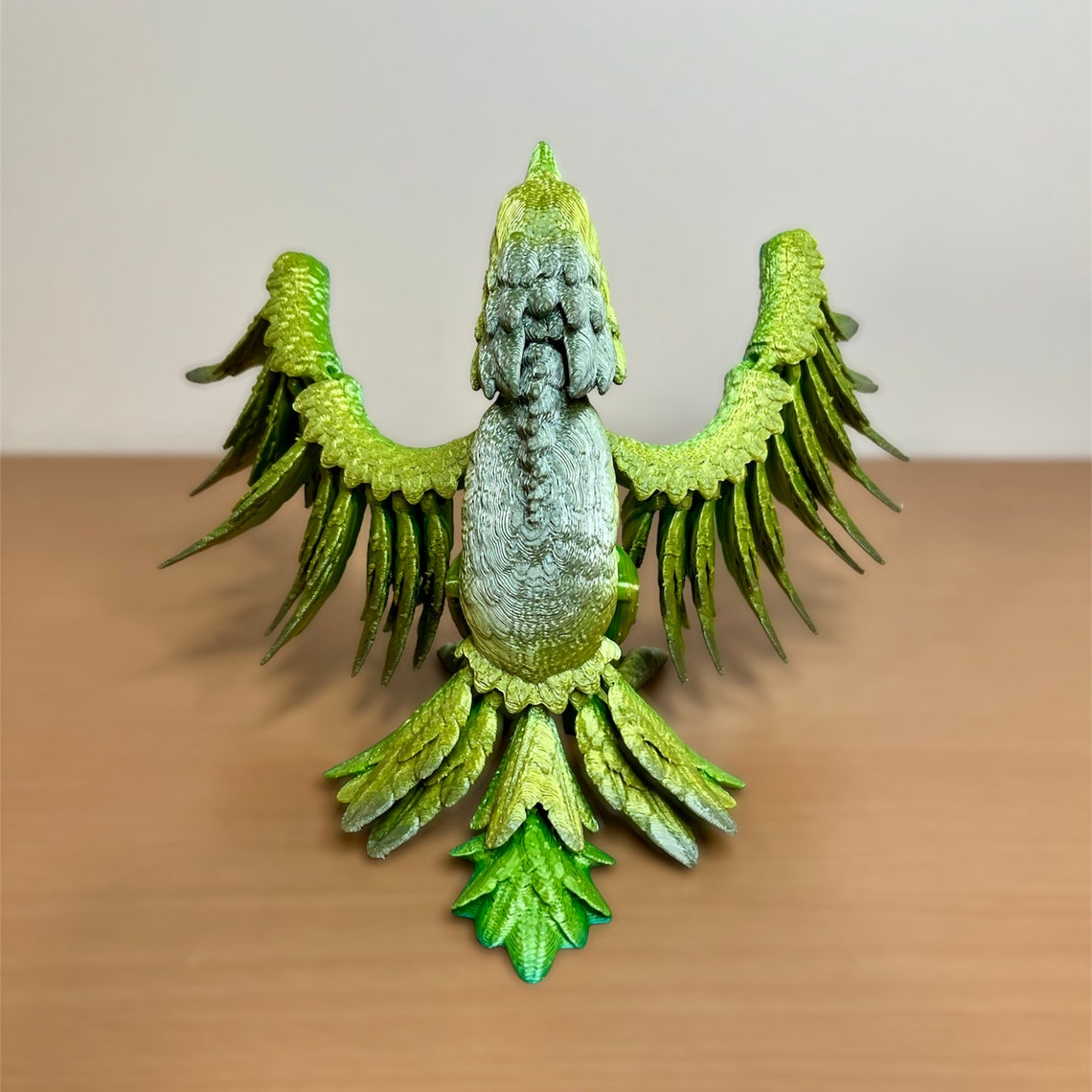 3D Printed Articulated Flexi Phoenix Bird Rainbow Flexi - Etsy